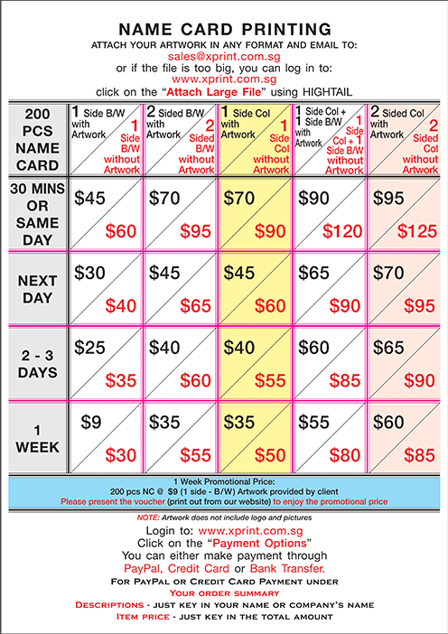 Name-Card-Price-List - Instant Printing Services Singapore | Cheap and ...